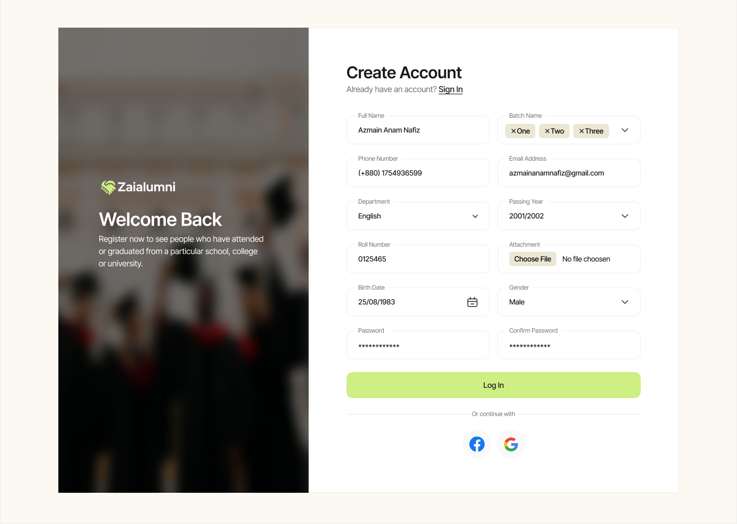 Zaialumni - Alumni Association Laravel Script / Alumni Management Software. by zainiktheme